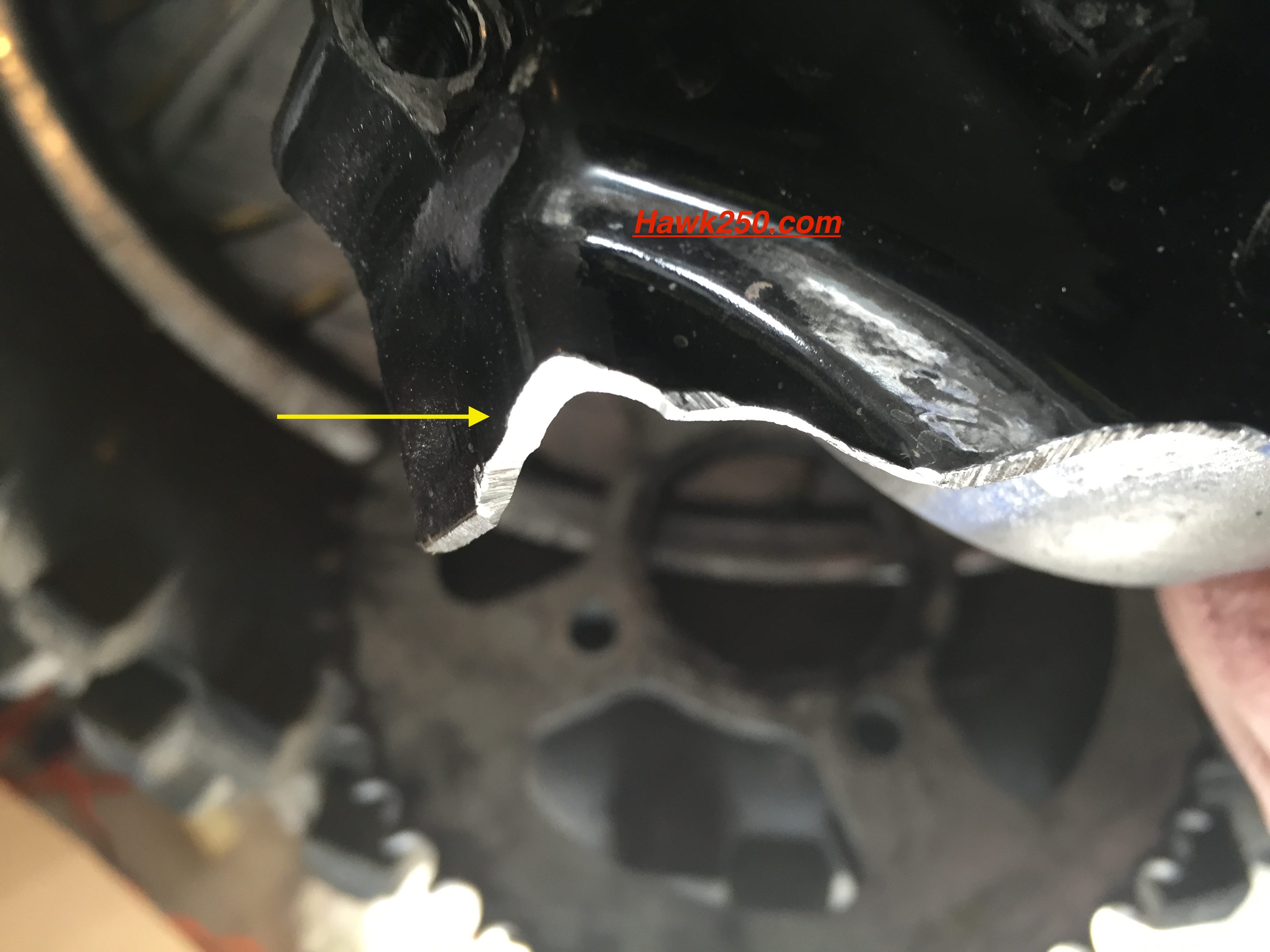 Hawk 250 Sprocket Change | Hawk 250 Guides & Parts